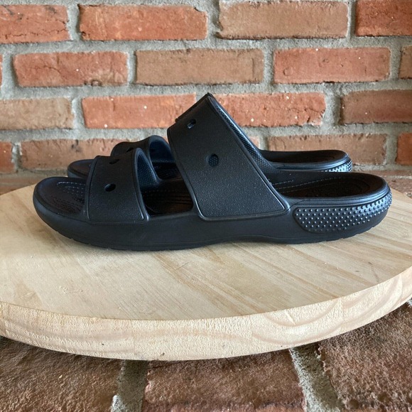 CROCS | Shoes | Crocs Classic Slide Sandal Mens Size 1 Black Double ...